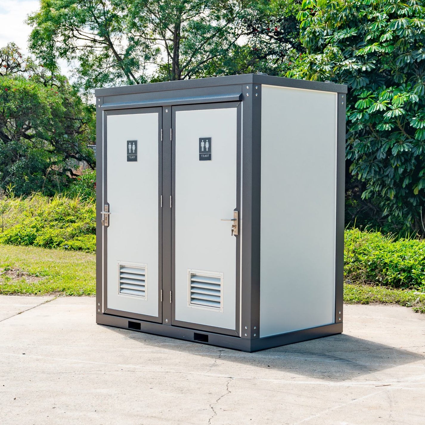 2 Private Toilet Stalls Portable Restroom – Chery Industrial