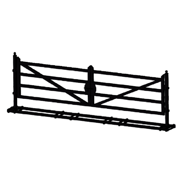 [AS-IS] 20ft Farm Metal Driveway Gate with Diagonal Tubes – Chery ...