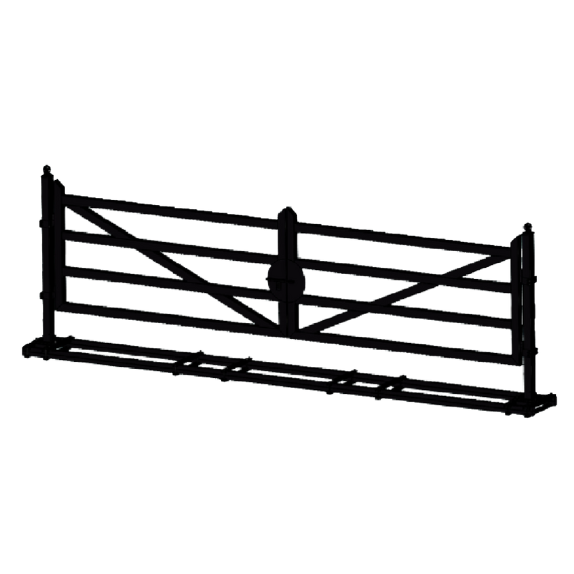[AS-IS] 20ft Farm Metal Driveway Gate with Diagonal Tubes – Chery ...