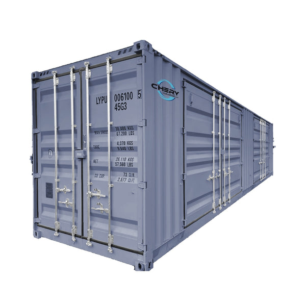 40ft High Cube Two Multi Doors Container with Logo – Chery Industrial
