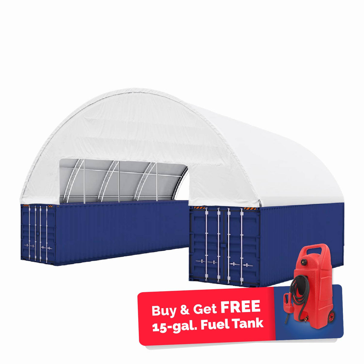 60'x40'x15' Double Truss Container Canopy Shelter – Chery Industrial