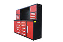 7' Garage Storage Cabinet with Workbench 18 Drawers