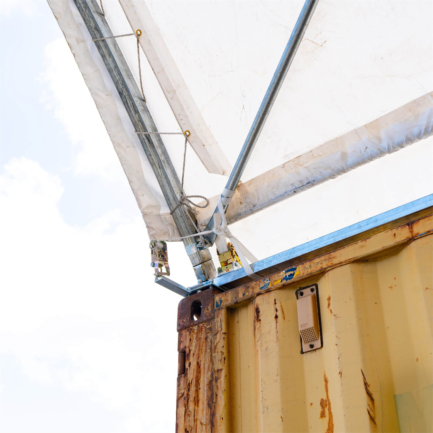 Shipping Container Canopy Shelter 40'x40'x13'