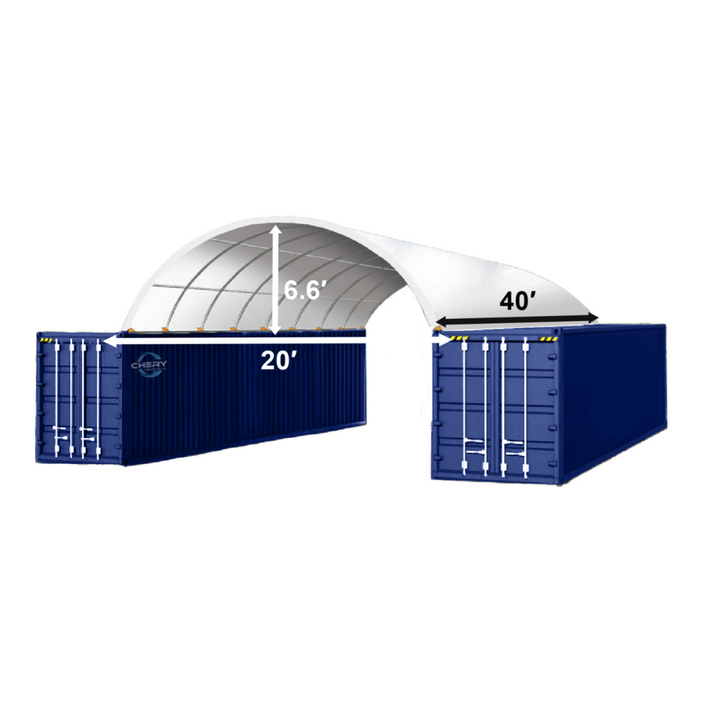 20'x40' Shipping Container Canopy Shelter – Chery Industrial