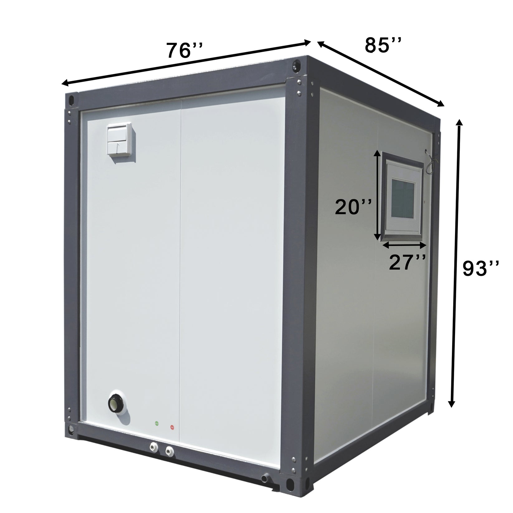 Portable Toilet with Fan-shaped Door Shower – Chery Industrial