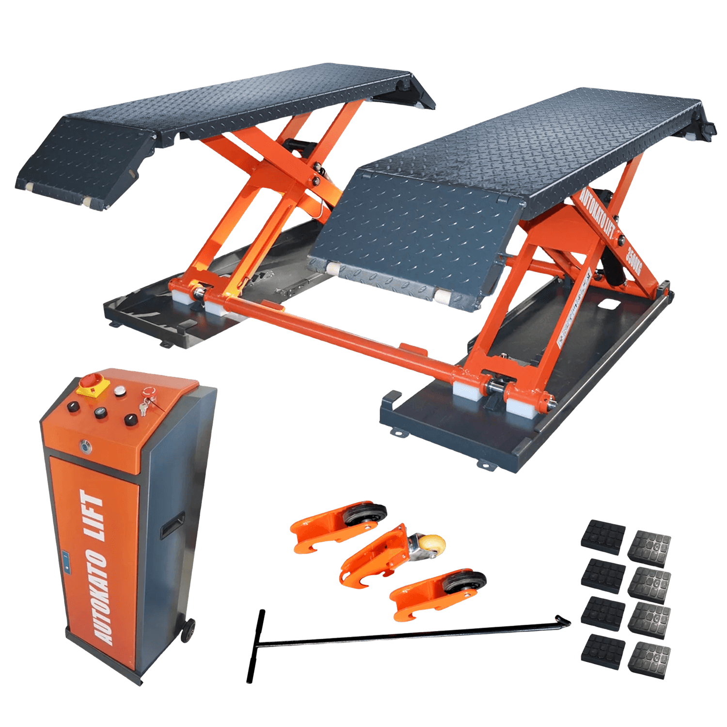 KT-X85 Mid-rise Scissor Lift (Two variations for voltage, 110v and 220
