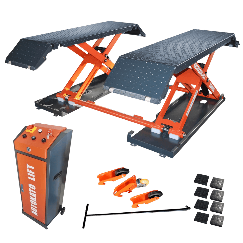 KT-X85 Mid-rise Scissor Lift (Two variations for voltage, 110v and 220