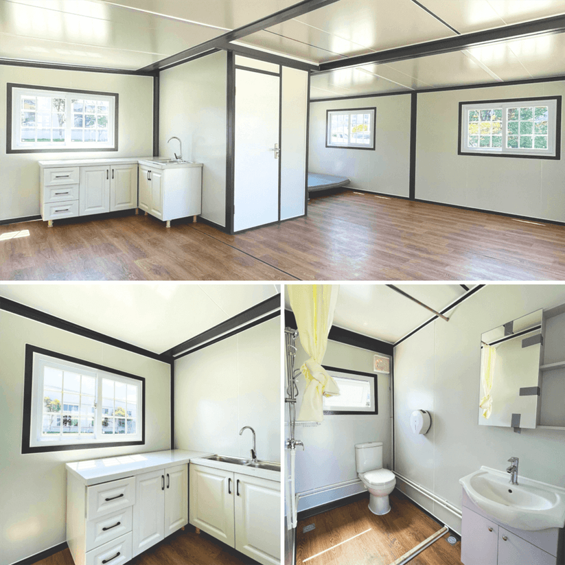 Expandable Prefab House 19ft x 20ft with Cabinet – Chery Industrial