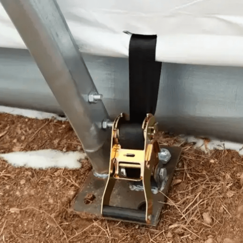 Single Truss Arch Storage Shelter W20'xL30'xH12'