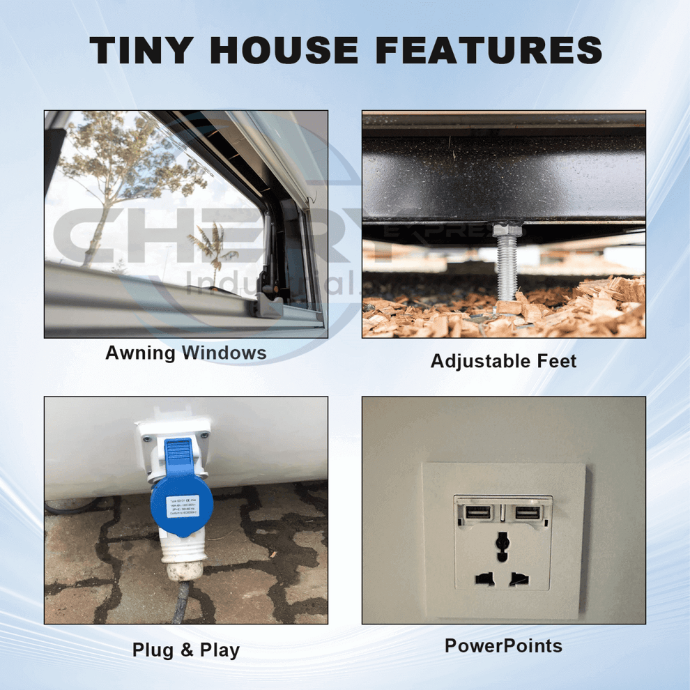 Outdoor Living and Working Tiny House 13ft – Chery Industrial