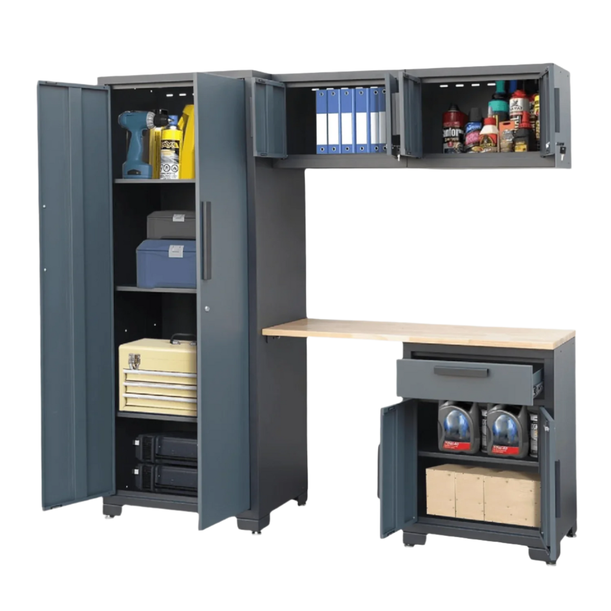 Garage Corner Storage Cabinets Garage Storage System Solutions