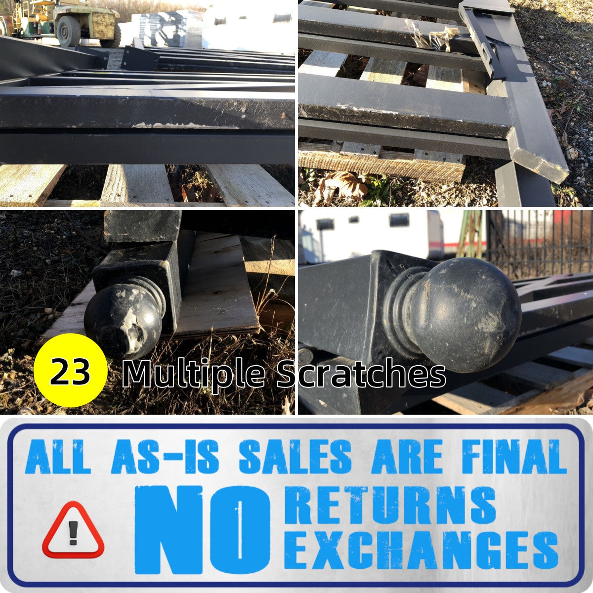 [AS-IS] 20ft Farm Metal Driveway Gate with Diagonal Tubes – Chery ...