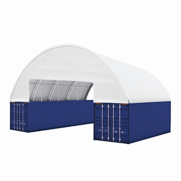 60'x40'x20' Double Truss Container Canopy Shelter – Chery Industrial