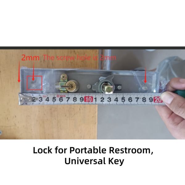 Lock for Portable Restroom, Universal Key – Chery Industrial