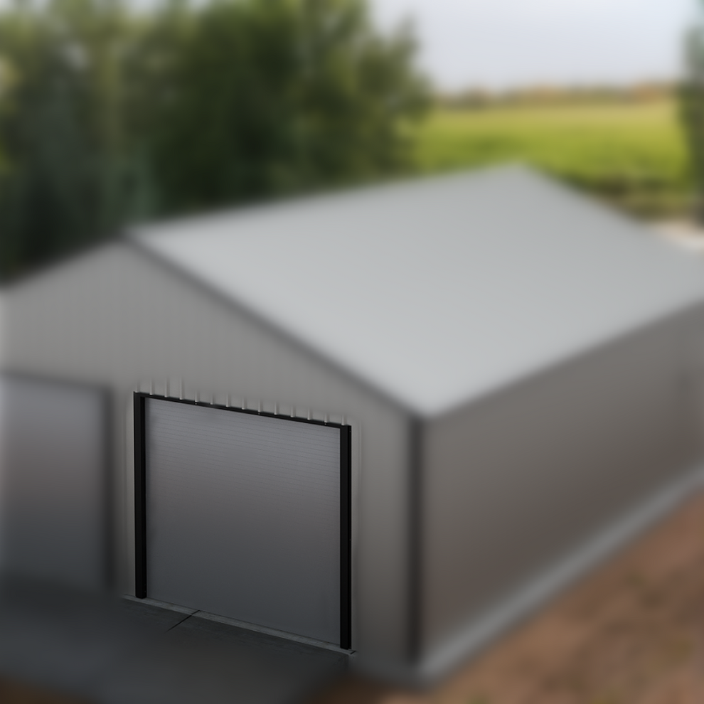 Motorized Roll-Up Door Kit for Double Garage Metal Shed – Chery Industrial